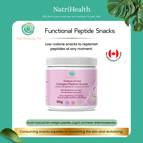 Natrihealth Collagen Peptide Snack – Strawberry Flavor 80g | Nourish S