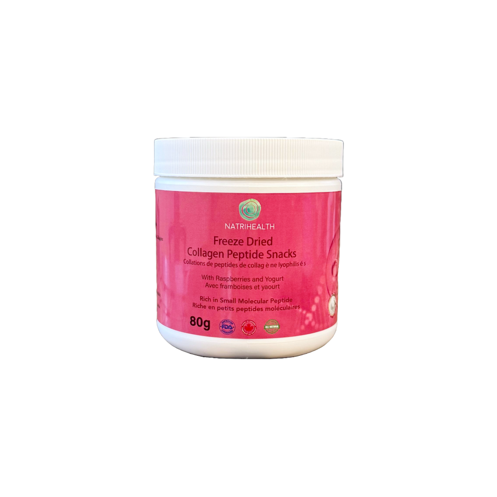 Natrihealth Collagen Peptide Snack – Raspberry Flavor 80g| Nourish Ski